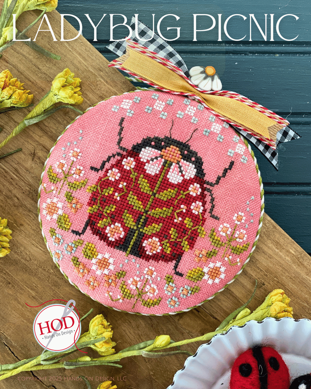 Ladybug Picnic – Rita's needlepoint