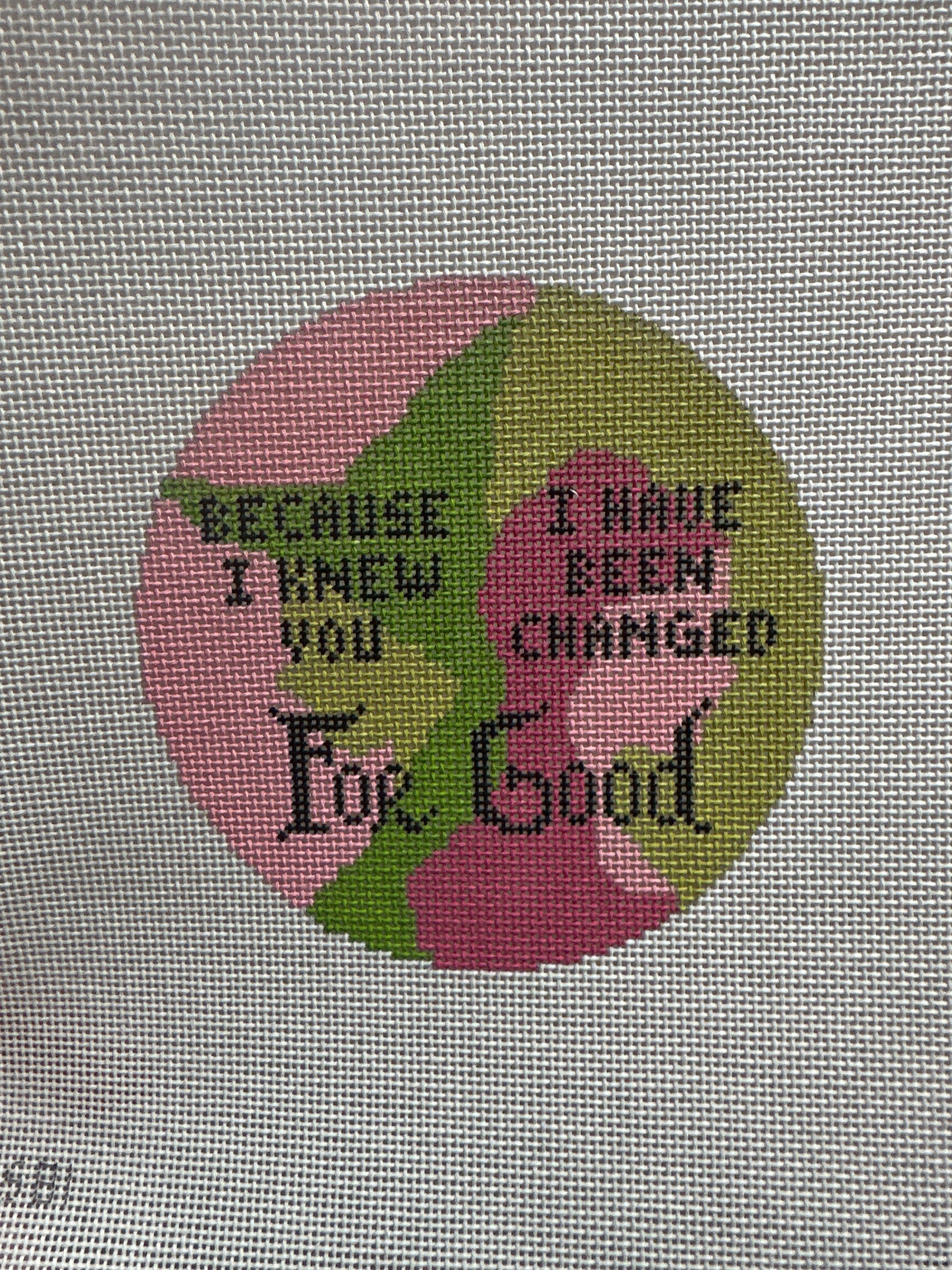 Wicked Round – Rita's needlepoint