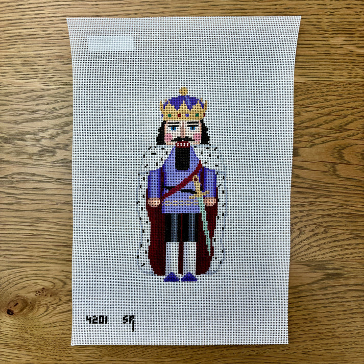 Nutcracker, King Arthur - 18 mesh – Rita's needlepoint