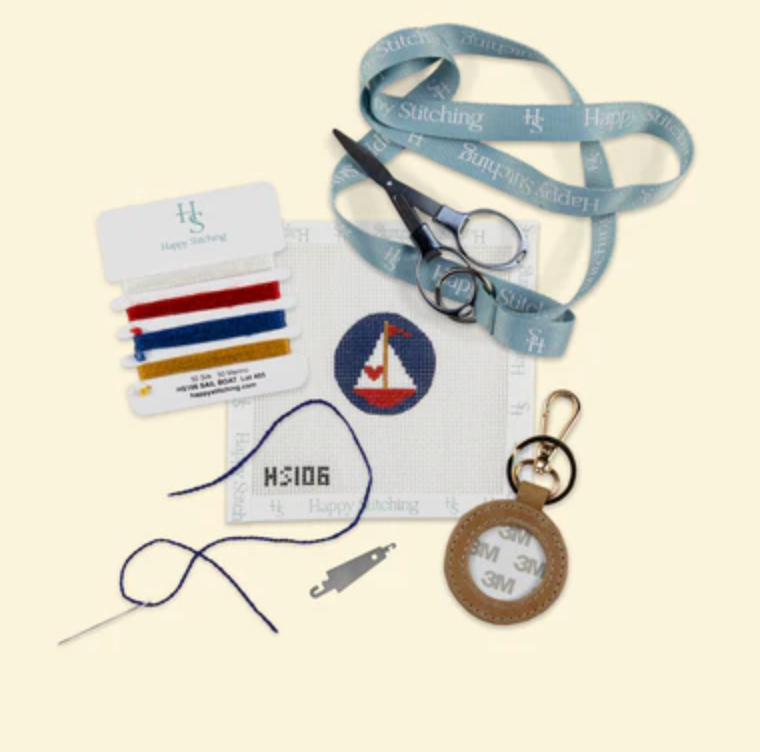 Love Boat Key Fob Needlepoint Kit – Rita's needlepoint