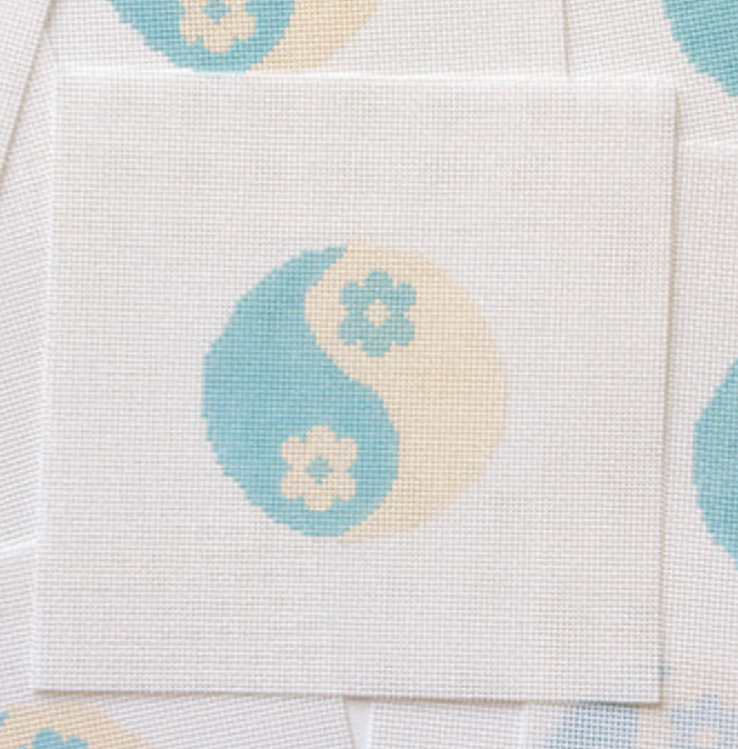 Yin Yang Flower Round Beginner's Kit – Rita's needlepoint